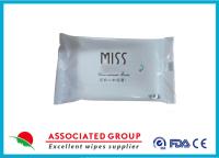 China Germproof Slight Scented Makeup Remover Wipes Antigerms For Female Private Care for sale