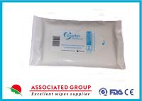 China Fresh Scent Sanitary Disinfectant Wet Wipes Calendering Nonwoven Material 40pcs for sale