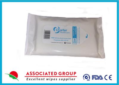 China Fresh Scent Sanitary Disinfectant Wet Wipes Calendering Nonwoven Material 40pcs for sale