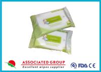 China Portable Unscented Baby Wipes Alcohol Free Non - allergenic For Kids , 10pcs*6 for sale