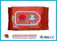 China 20 Pcs Wet Baby Tissues For Hands And Mouth - Biodegradable & Plant-Based for sale
