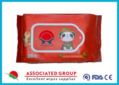 China 20 Pcs Wet Baby Tissues For Hands And Mouth - Biodegradable & Plant-Based for sale