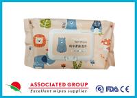 China Yuanai Pure Water Baby Wet Wipes Soft Cleaning Hypoallergenic and Unscented for sale