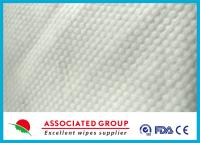China Small Pearl Dot Spunlace Nonwoven Fabric , Nonwoven Roll Ultra Thick 30~120GSM for sale