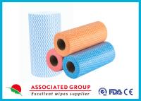 China Colorful Printing Spunlace Non Woven Fabric Roll For Household Cleaning for sale