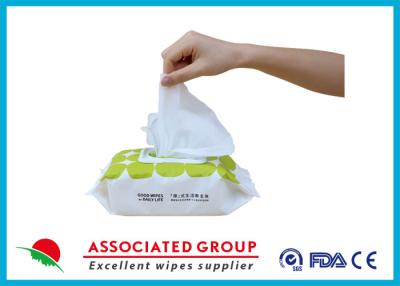 China Gentle Cross Fabric Baby Wet Wipes Flow Pack For Sensitive Skin for sale