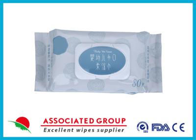 China Hand & Mouth Baby Wet Tissues Ultra Packaging 80pcs Aloe & Vitamin E Added for sale