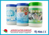 China Disinfecting Deodorizing Unscented Wet Wipes For Samitizing , 100pcs / Roll for sale