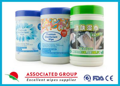 China Disinfecting Deodorizing Unscented Wet Wipes For Samitizing , 100pcs / Roll for sale