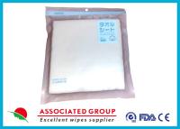 China Cleansing Disposable Dry Wipes Spunlace Fabric Material High Tensile Strength for sale