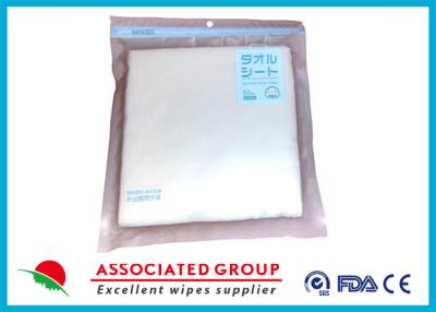 China Cleansing Disposable Dry Wipes Spunlace Fabric Material High Tensile Strength for sale