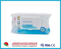 China Natural Fabric Biodegradable Baby Wet Wipes with Lid 80pcs Alove Products for sale