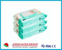 China Plastic-Free Unscented Hypoallergenic Baby Wet Wipes 99.9% Water Based for Sensitive Skin for sale