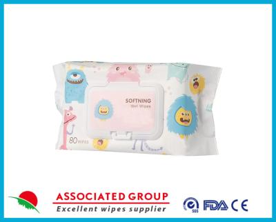 China Natural Non Irritating Fragrance Free Water Baby Wipes Unscented For Baby Cleaning for sale