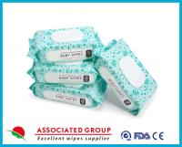 China 99% Water Baby Wet Wipes Packaging 75pcs  Hypoallergenic Aqua Pure Baby Wipes for sale