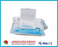 China Cleansing & Moisturizing 2-in-1 Sensitive Biodegradable Hypoallergenic Baby Wipes with Lid for sale