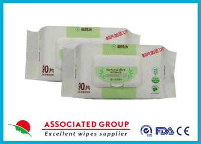 China Perfume Free Baby Wet Tissue 19 * 20CM With Flushable Nonwoven Spunlace Material for sale
