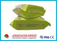China Tea - Tree Oil Baby Wet Tissue Pearl Dot 20 * 17cm Sticked Lid Z Folding Type for sale