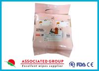 China Mini Baby Wet Wipes Scent Free , 8PCS / Bag Wet Wipe Tissues Cutomsized Size for sale