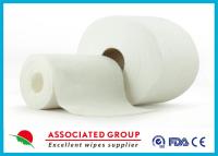 China Non Woven Embossed / Big Dot Texture Spunlace  With Viscose and Polyester for sale