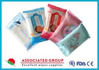 China Fragrance Free Baby Cleaning Wipes With Aloe & VE Skincare Ingredients 10pcs for sale
