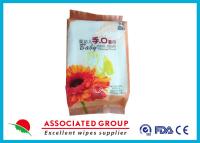 China White Color Baby Wipes Alcohol Free With Standard Disposable Spunlace Nonwoven for sale