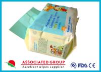China 25PCS / Bag Baby Wet Wipes Chamomile Skincare Essence Without Alcohol for sale