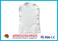 China Disposable Skincare Wet Wash Glove Customized Weight For Cleaning Patient Body for sale