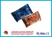 China Portable Water Baby Wipes 10PCS Plain Spunlace Nonwoven Fabric With Sticher No Scent for sale