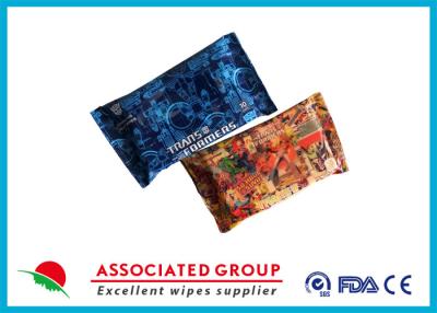 China Portable Water Baby Wipes 10PCS Plain Spunlace Nonwoven Fabric With Sticher No Scent for sale