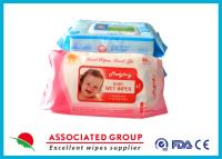 China Aloe / Vetamin E Natural Baby Wipes No Chemicals Hand / Mouth Cleaning Hyginen Tissues for sale