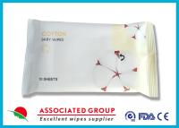 China Organic Natural Cotton Baby Wipes Biodegradable Fiber Superior Absorption for sale