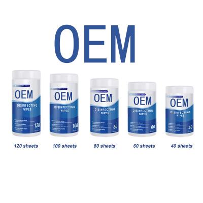 China OEM Dry Wipes For Disinfectant Wet Wipes Kill 99.9% Of Germs Bacteria for sale