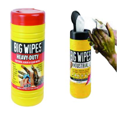 China OEM Dry Wipes For Heavy Duty Textured Scrub Clean Wipes Antibacterial for sale