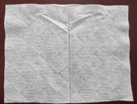 China 60g 100% Cotton Baby Wet And Dry Both Used Wipes Flower Shape for sale