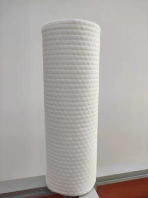 China Household 20% PP 80% Woodpulp Disposable Dry Wipes With Little Pearl for sale