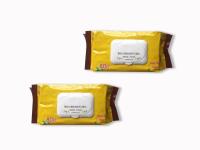China Durable 10 Count Unscented Baby Wipes , Plant Based Extra Thick Wet Wipes for sale