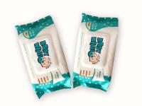 China Rayon Spunlace Baby Wet Wipes 99% Water No Synthetic Fragrance for sale