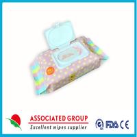 China Water Based Hypoallergenic Baby Wet Wipes Rayon Spunlace Latex Free for sale