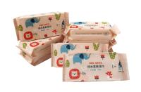 China Tea Tree Oil 45GSM Baby Biodegradable Wet Wipes Rayon Spunlace for sale