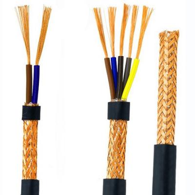 China RVVP 450/750V Copper Conductor PVC Insulated Shielded Flexible Cable for Telephone Communication for sale
