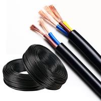 China PVC Insulated Copper Conductor RVV Cable 300/500V 0.3-2.5mm² for Lighting Equipment for sale