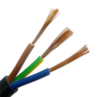 China 1.5mm2 RVV PVC Sheath Power Cable 300/500V Copper Wire for Household Appliances for sale