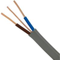 China 300/500V PVC Insulated Flat Twin and Earth Electric Cable 2.5mm² for Indoor Wiring for sale