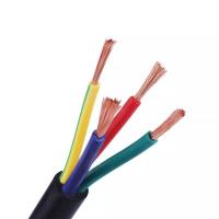 China RVV Copper Core PVC Insulated PVC Sheathed Flexible Cable 300/500V 2-5 Core 0.5-6mm² for sale
