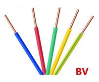 China GB/T5023.3 PVC Insulated Solid Copper Cable AWG 4-16 450/750V BV Wire for sale