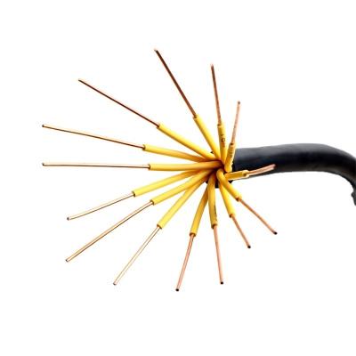 China ZR-KVVP 4 Core Copper Flame Retardant Shielded Control Cable 450/750V for sale