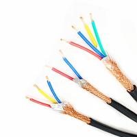 China Flexible PVC Insulated Power Cable 0.3mm2 Multi-core Control Cable Bare Copper Shielded for sale