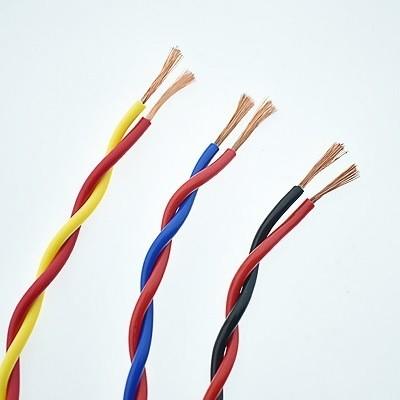 China Copper Insulated Electric Wire Cable 0.75-2.5mm2 450/750V RVS for Industrial Use for sale