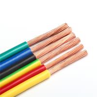 China 1.5mm 2.5mm 4mm 6mm Stranded Copper Conductor PVC Insulated Wire for Electrical Needs for sale